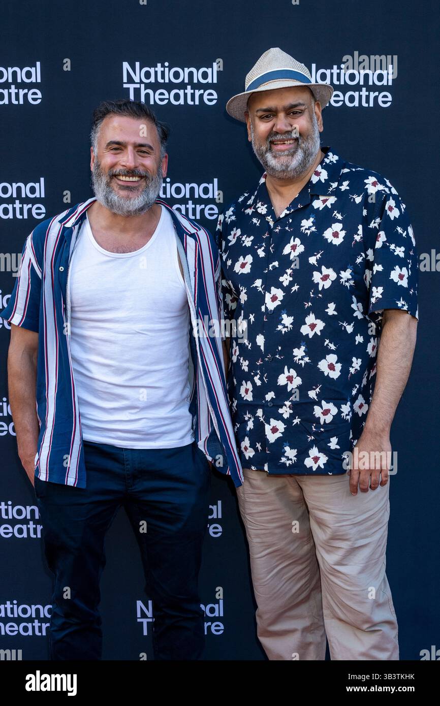 London, UK. 29 April 2025. Marc Elliott and (R) Tony Jayawardena, actor ...
