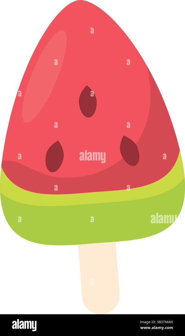 Whole watermelon popsicle. Vector illustration Stock Vector Image & Art ...