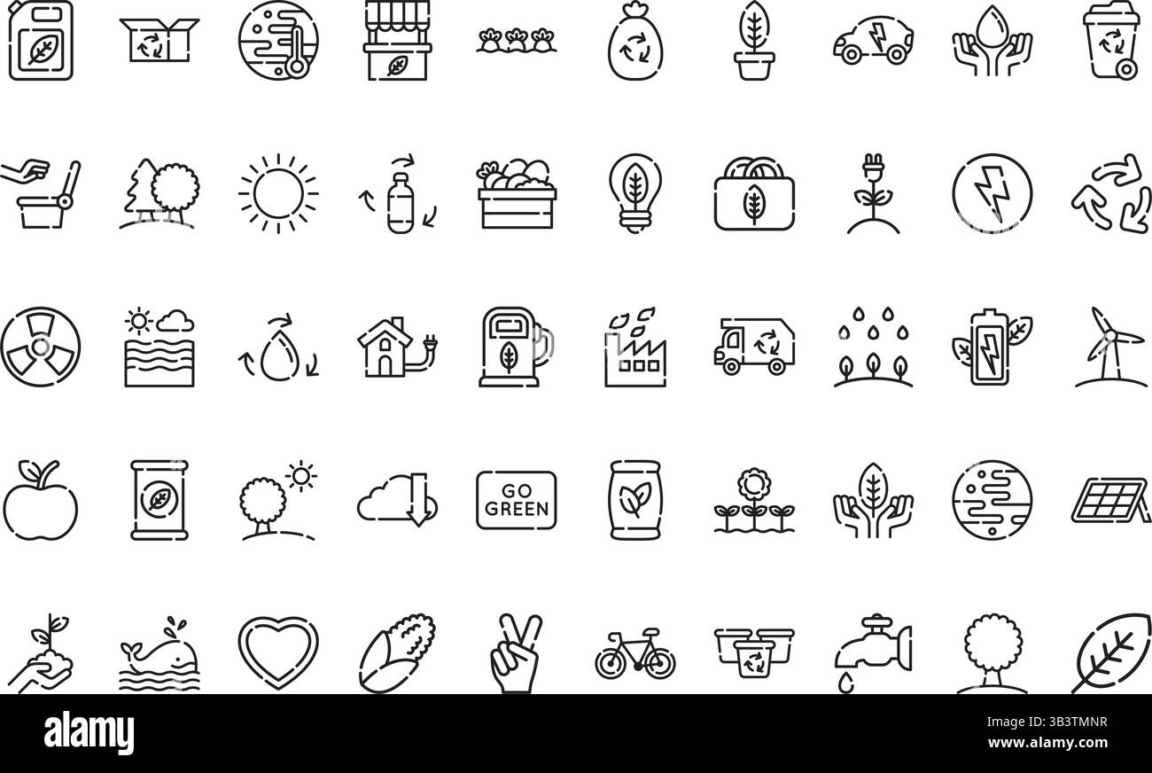 Environment Icons Simple Vector Icon Illustration Symbol Design Template For Web Mobile Ui
