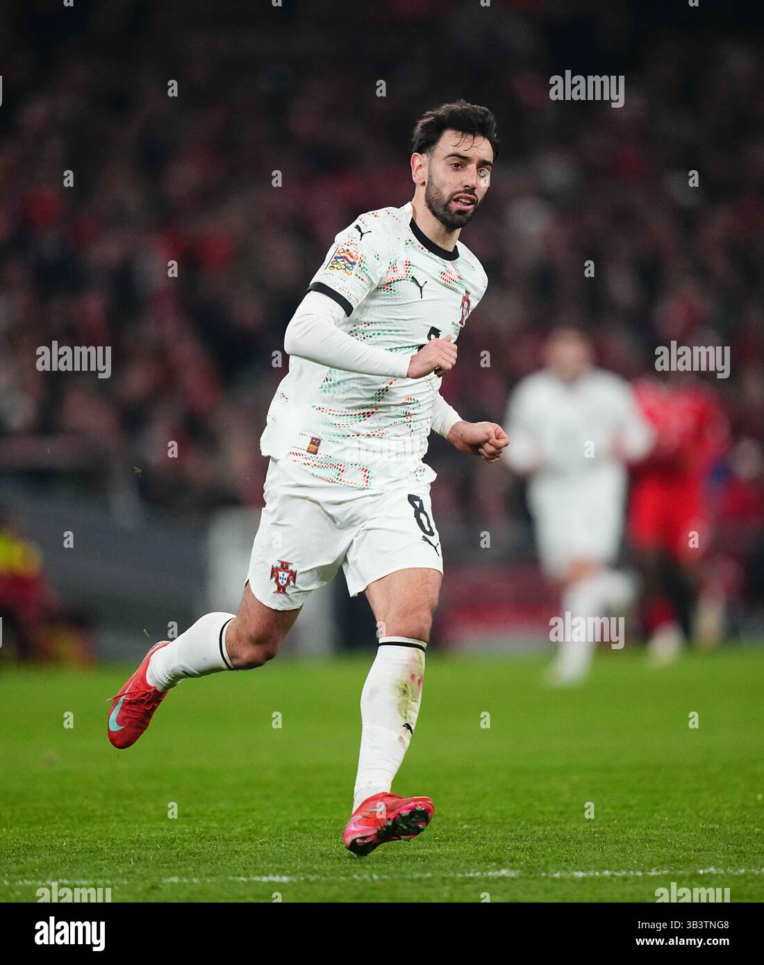 Parken, Copenhagen, Denmark. 20th Mar, 2025. Bruno Fernandes of ...