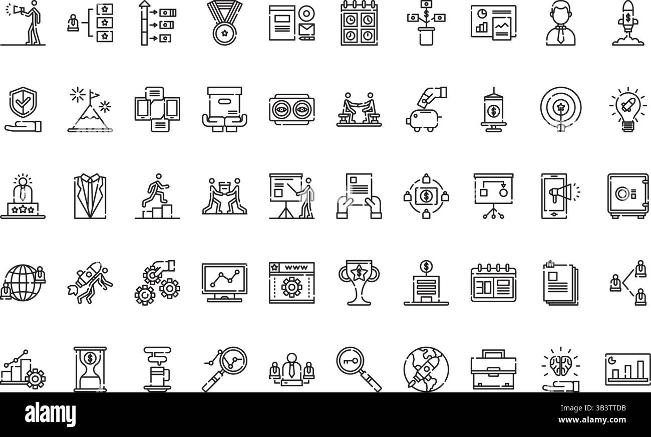 Startups new business icons Simple vector icon. Illustration symbol ...