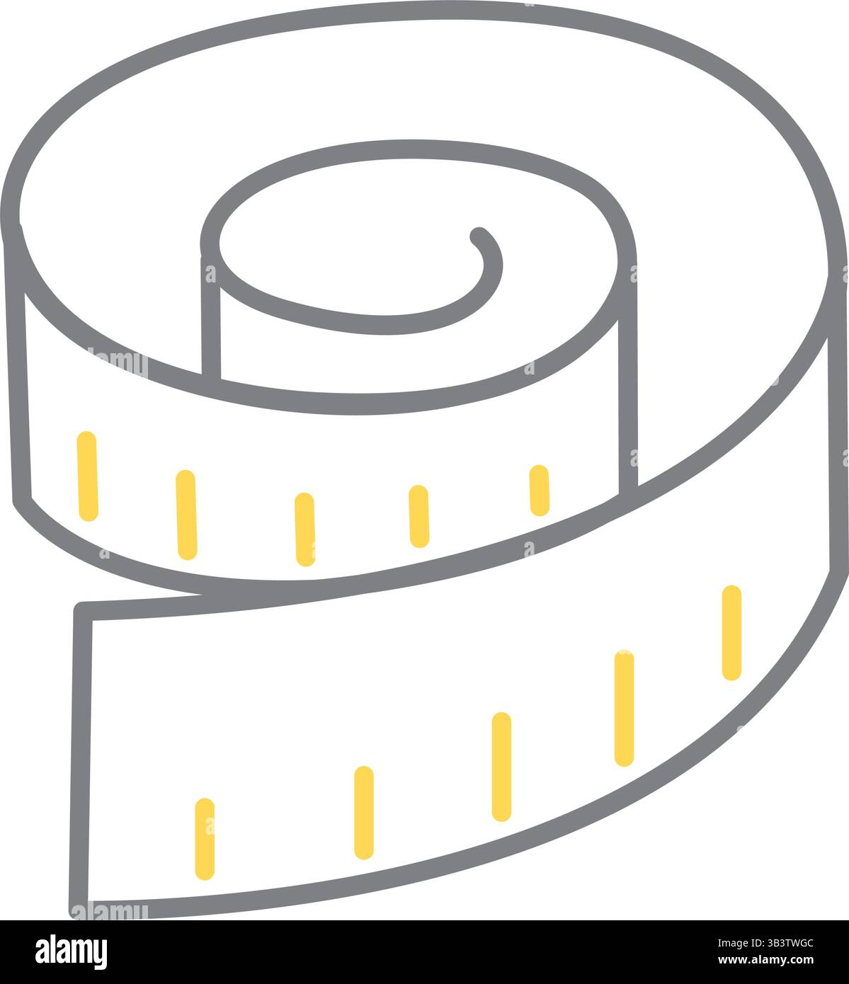 Measuring tape icon. Vector illustration Stock Vector Image & Art - Alamy