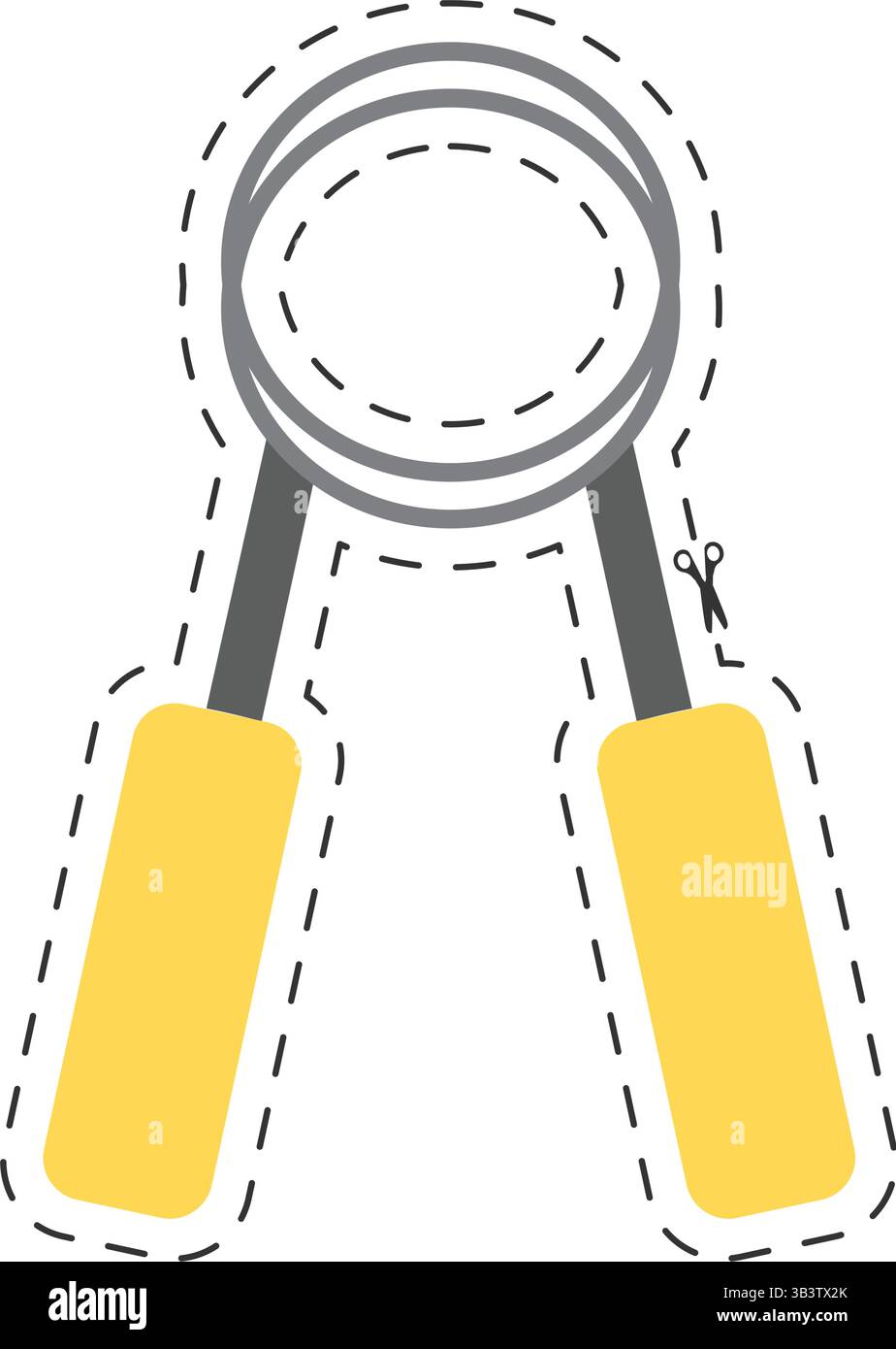 Hand grip strengthener. Vector illustration Stock Vector Image & Art ...