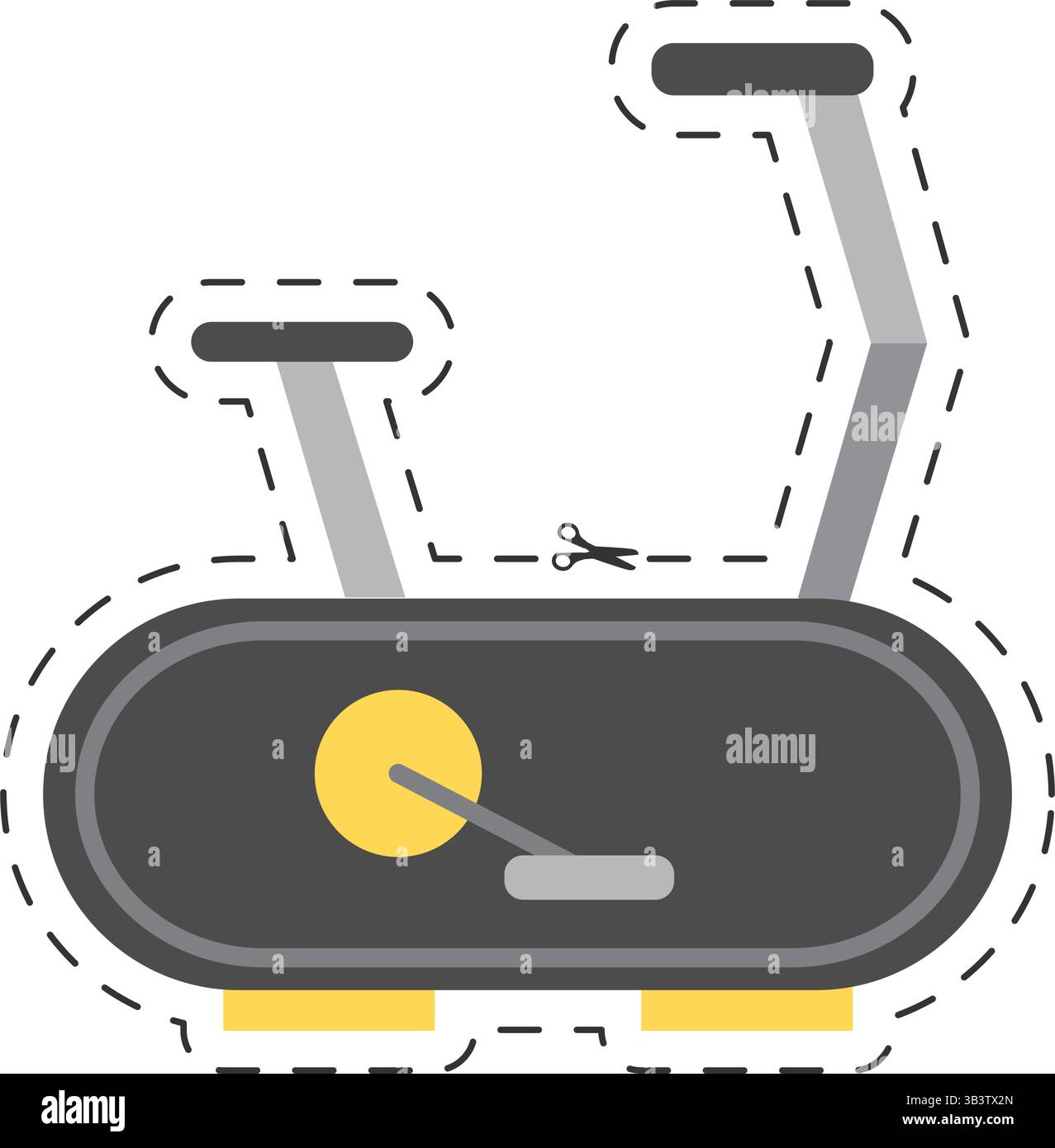 Stationary bike icon. Vector illustration Stock Vector Image & Art - Alamy