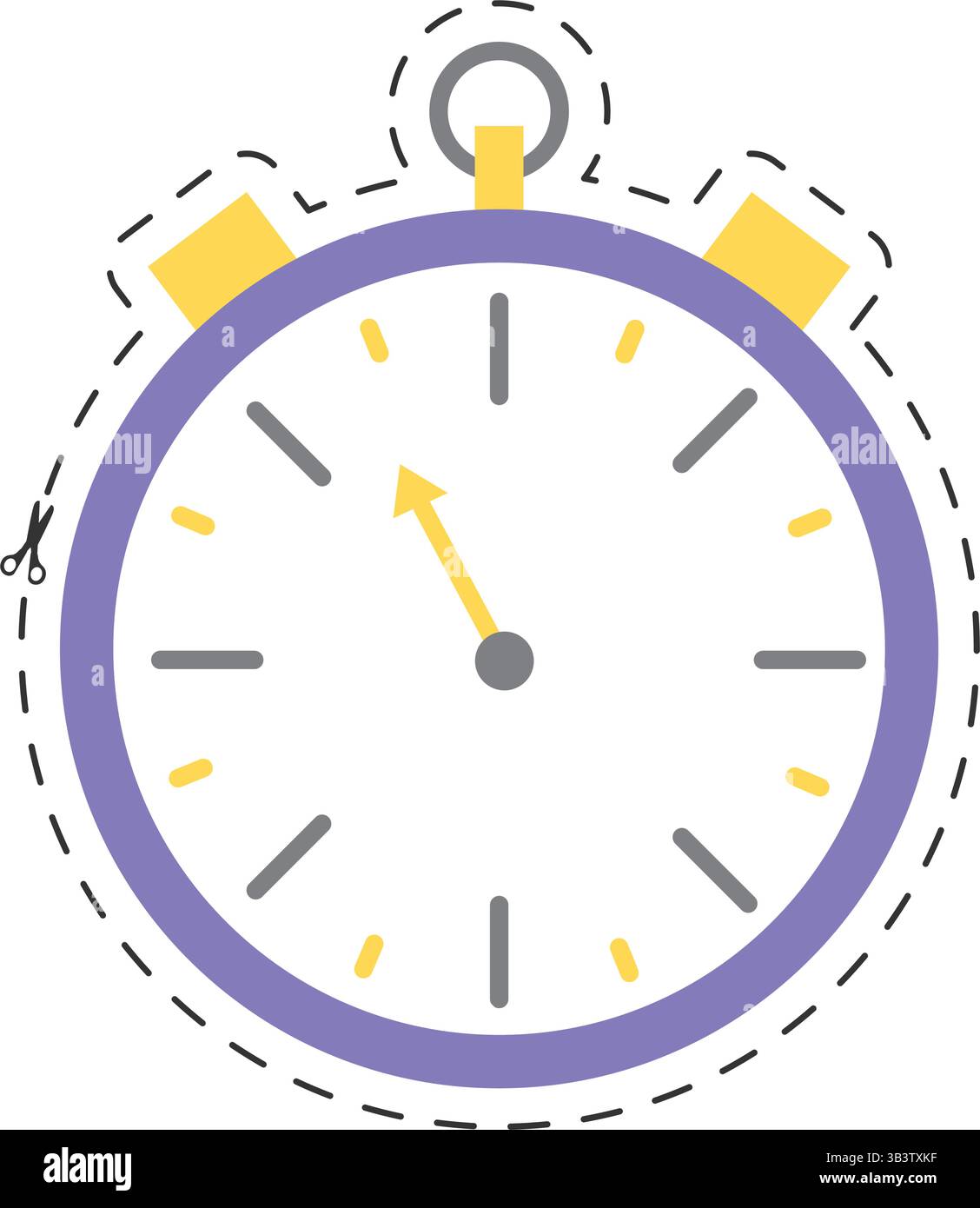 Stopwatch timer icon. Vector illustration Stock Vector Image & Art - Alamy