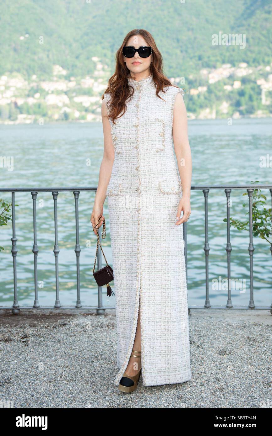 Miriam Leone attending the Chanel Cruise 2025 fashion show at Villa D ...