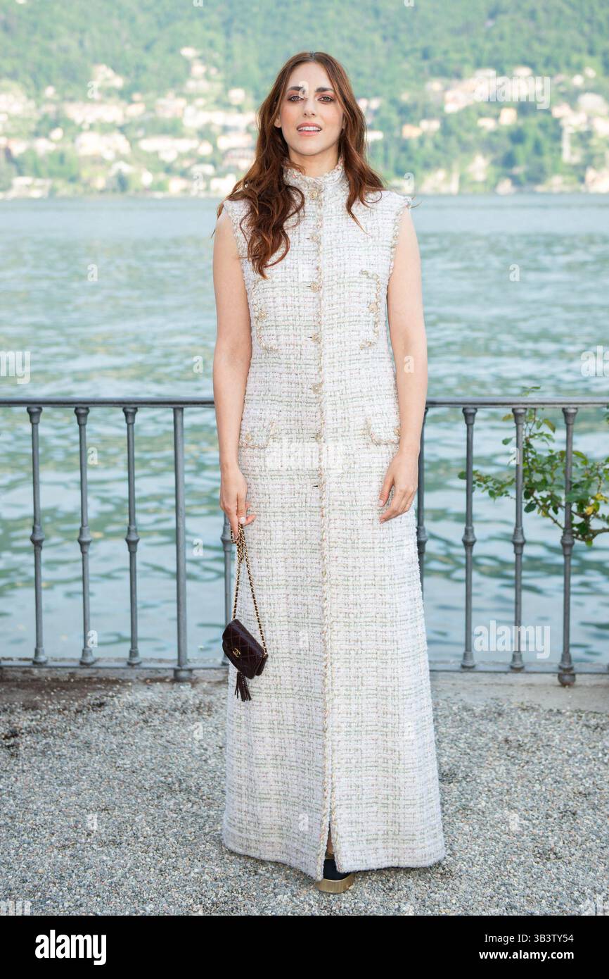 Miriam Leone attending the Chanel Cruise 2025 fashion show at Villa D ...