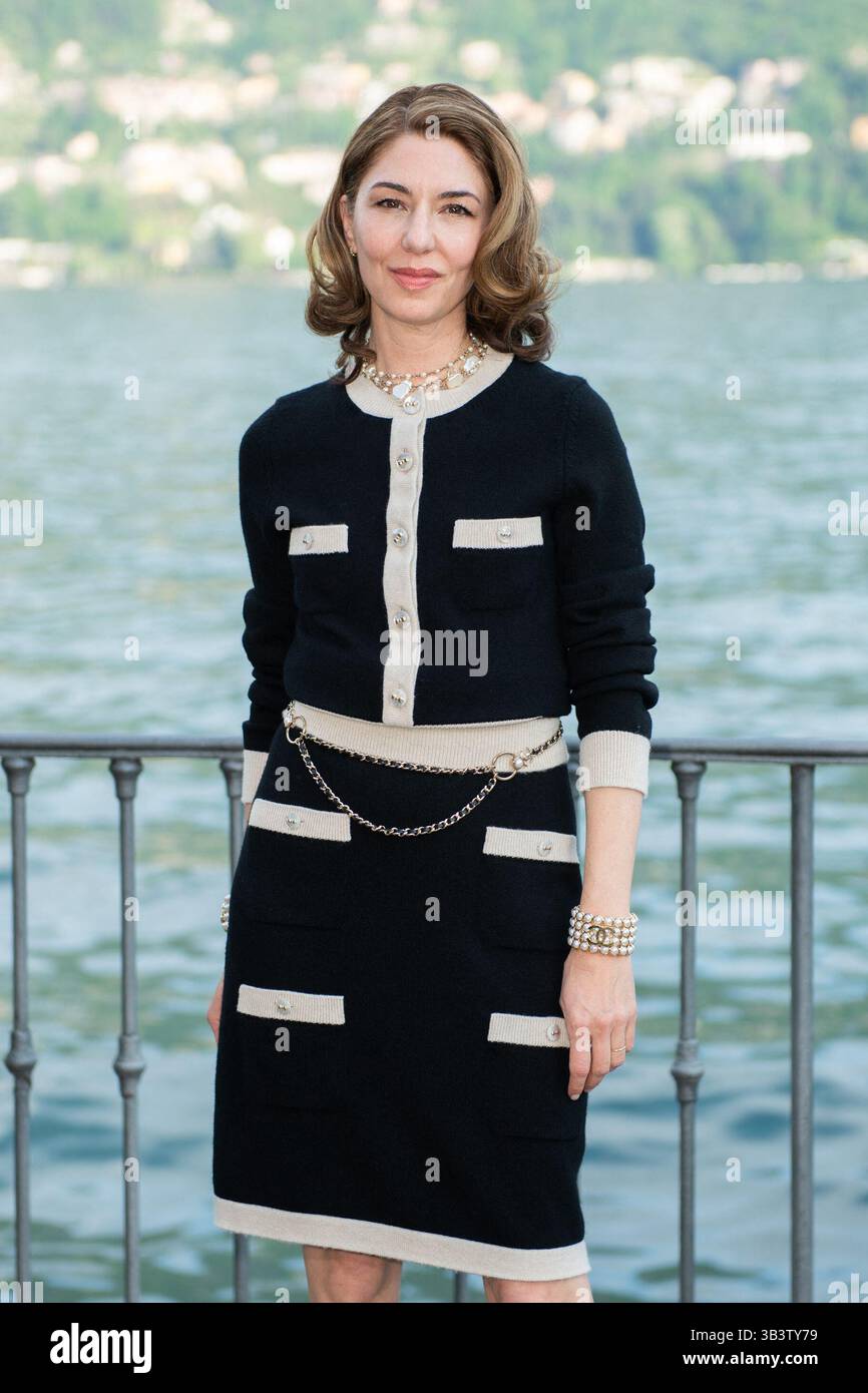 Sofia Coppola attending the Chanel Cruise 2025 fashion show at Villa D'Este in Como, Italy on ...