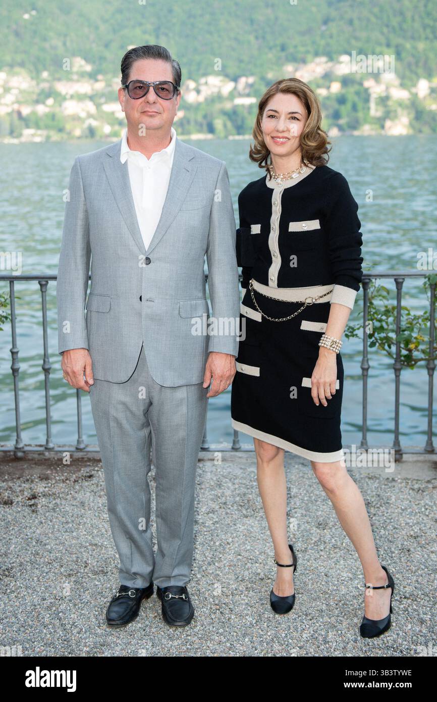 Roman Coppola and Sofia Coppola attending the Chanel Cruise 2025 ...