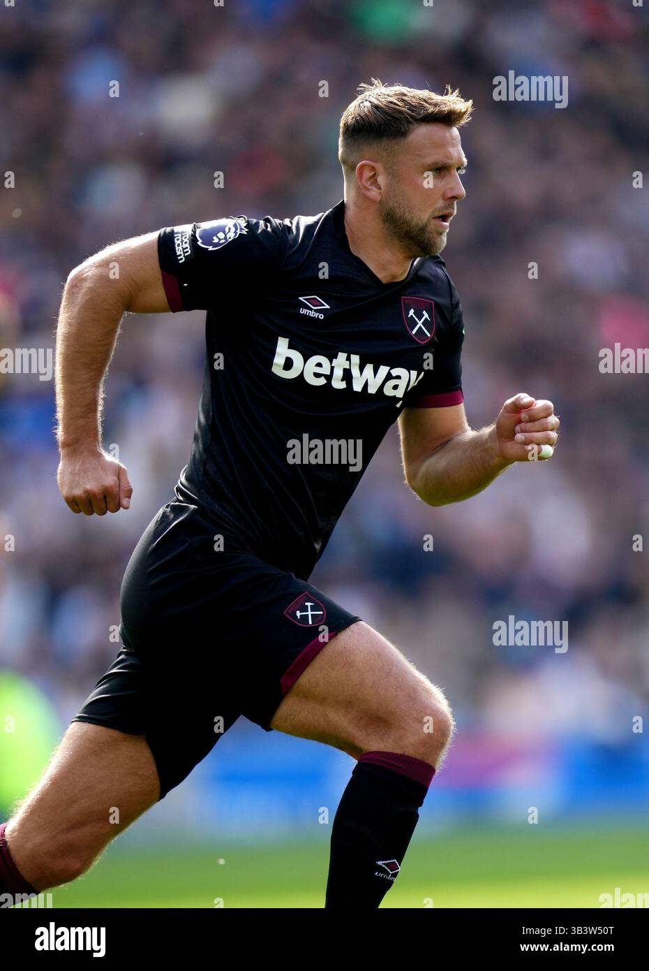 West Ham United's Niclas Fullkrug during the Premier League match at ...
