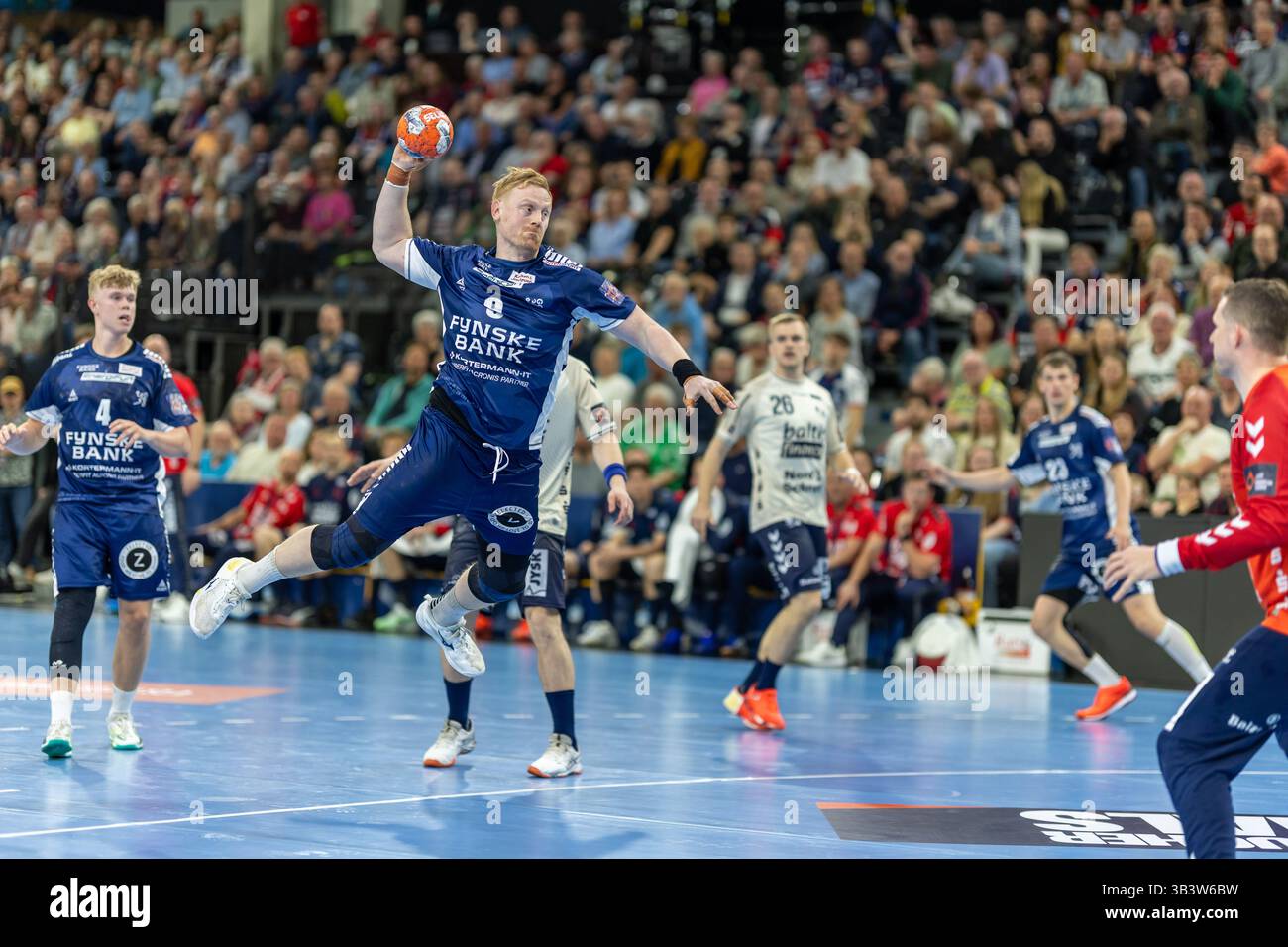 Flensburg, Germany. 29th Apr, 2025. Handball: EHF European League, SG ...