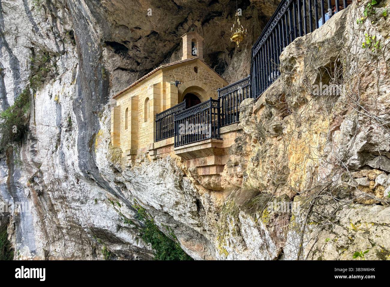 COVADONGA, SPAIN - APRIL 6, 2025: Covadonga in Asturias is a historic ...