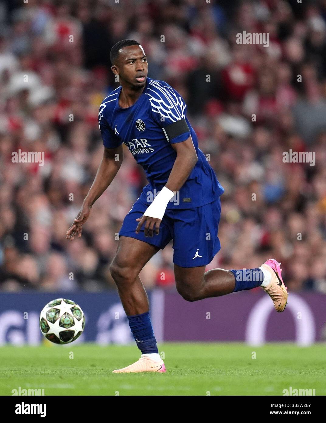 Paris Saint Germain's Willian Pacho during the UEFA Champions League ...