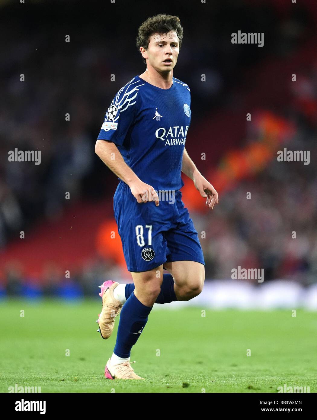 Paris Saint Germain's Joao Neves during the UEFA Champions League semi ...