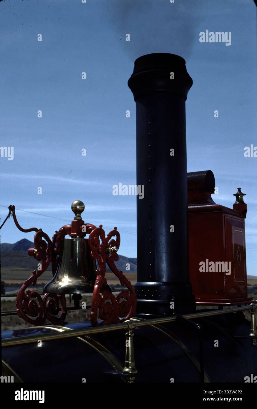 Promontory, Utah, UT. USA. June 1988. Leland Stanford, the president of ...