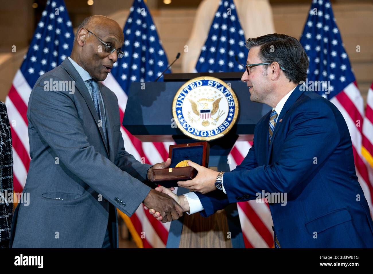 Washington, United States. 29th Apr, 2025. Stanley Earley III, son of ...