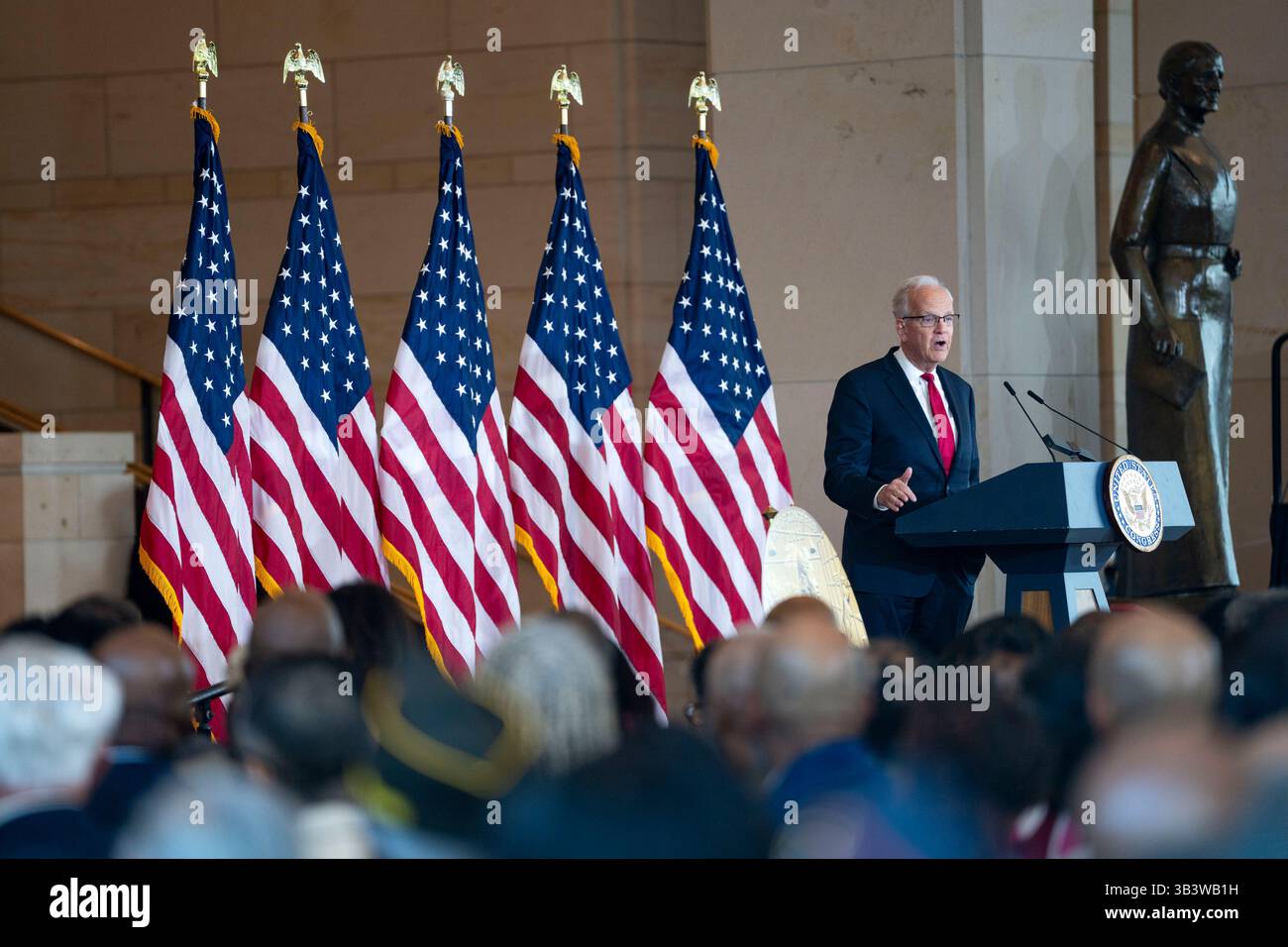 Sen. Jerry Moran, R-KS, speaks during a Congressional Gold Medal ...