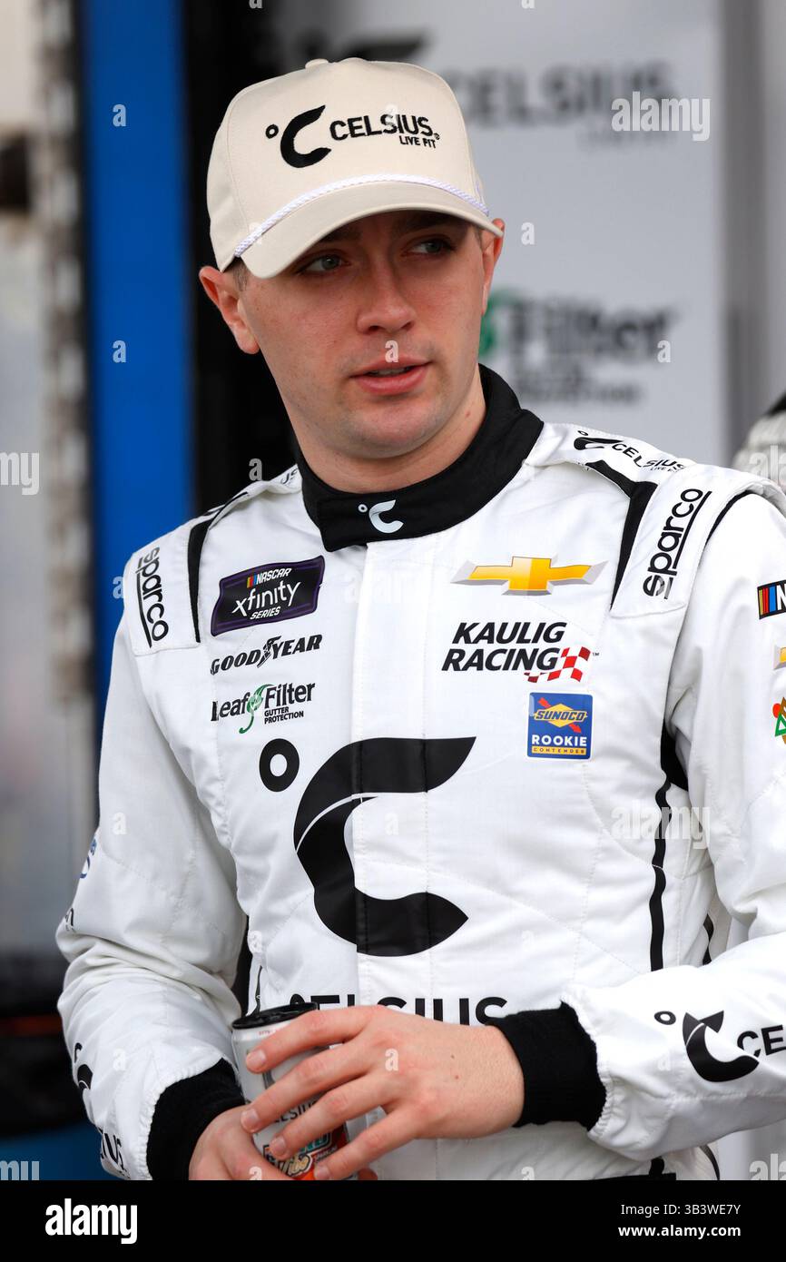 DAYTONA BEACH, FL - FEBRUARY 15: Christian Eckes (#16 Kaulig Racing ...