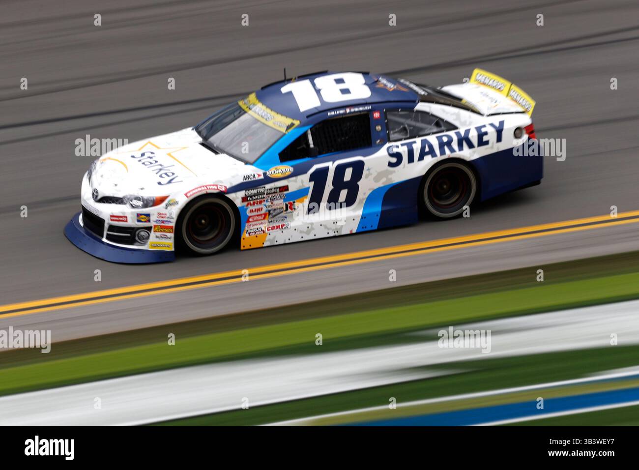 DAYTONA BEACH, FL - FEBRUARY 14: William Sawalich (#18 Joe Gibbs Racing ...