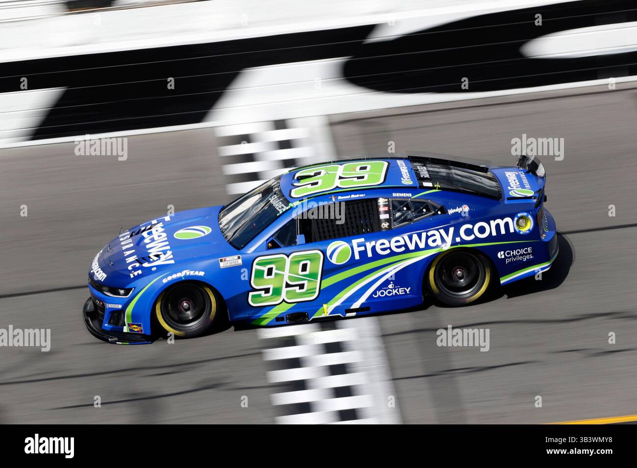 DAYTONA BEACH, FL - FEBRUARY 12: Daniel Suarez (#99 TrackHouse Freeway ...