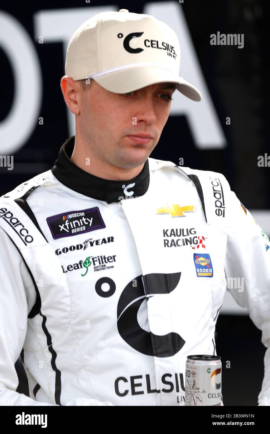 DAYTONA BEACH, FL - FEBRUARY 15: Christian Eckes (#16 Kaulig Racing ...