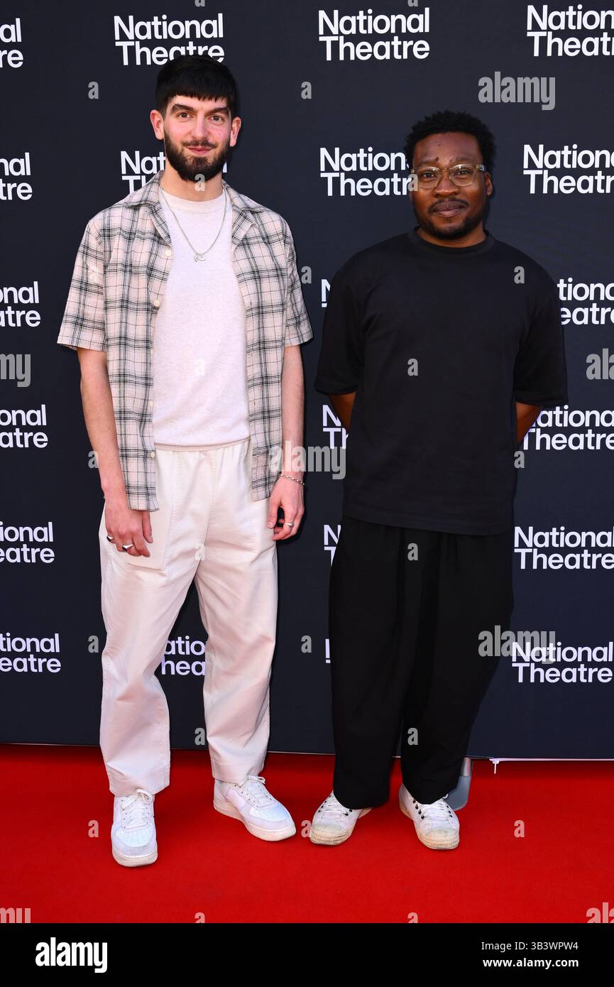 London, UK. 29 April 2025. Nima Taleghani (left) and Fisayo Akinade ...