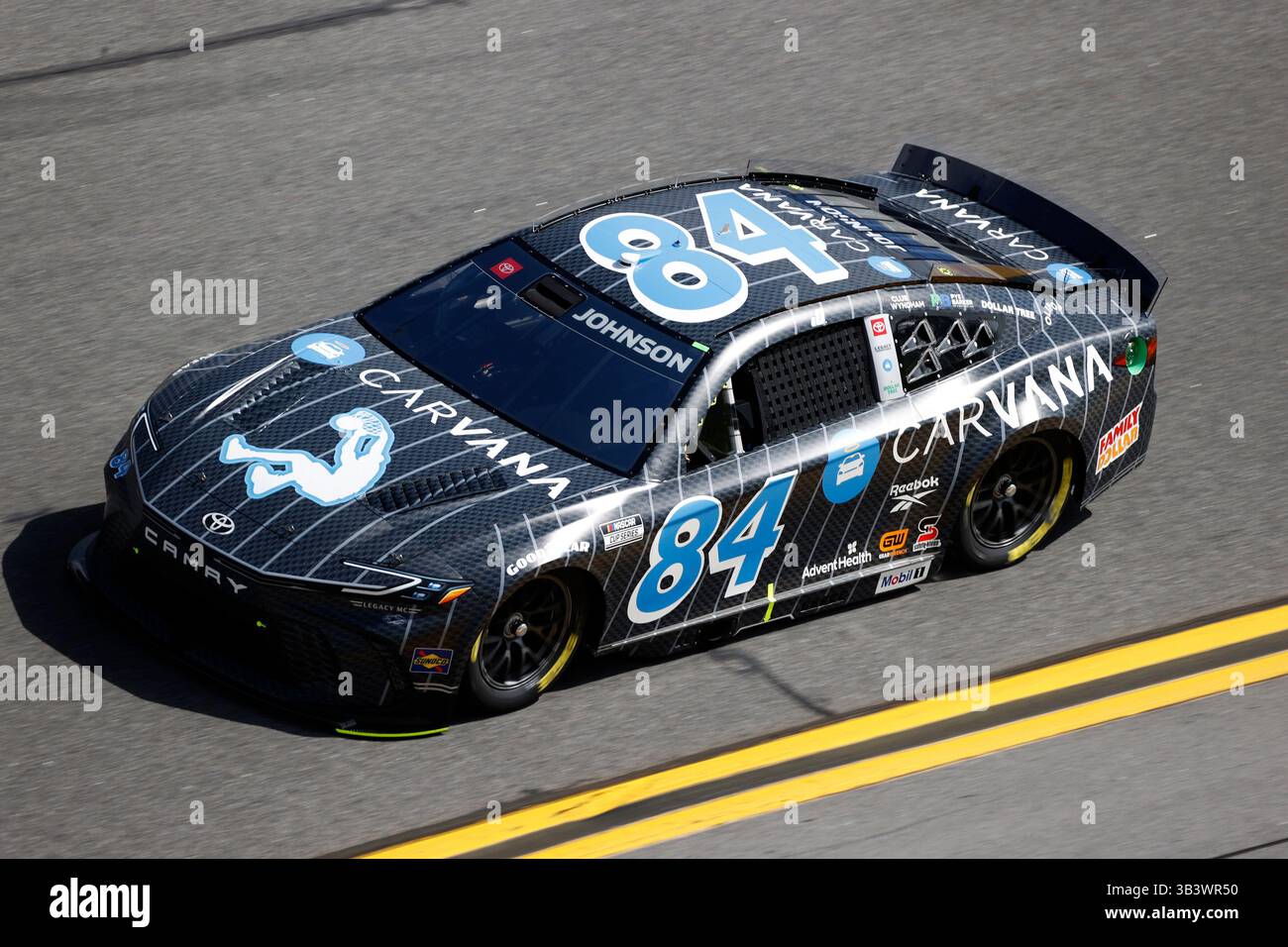 DAYTONA BEACH, FL - FEBRUARY 12: Jimmie Johnson (#84 Legacy Motor Club ...