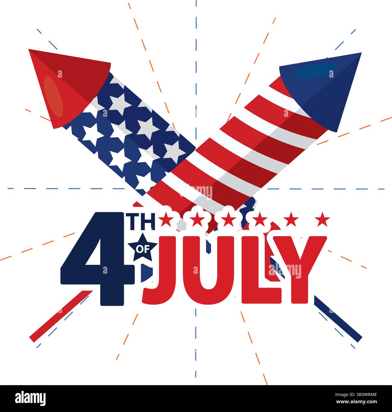 Usa crossed Stock Vector Images - Alamy