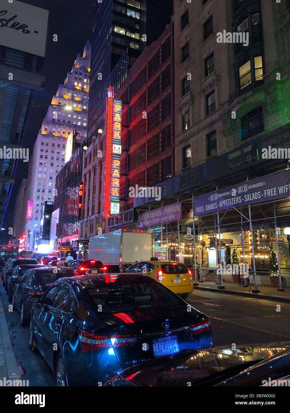 Cityscape from street level with NYC energy, urban design, and people ...