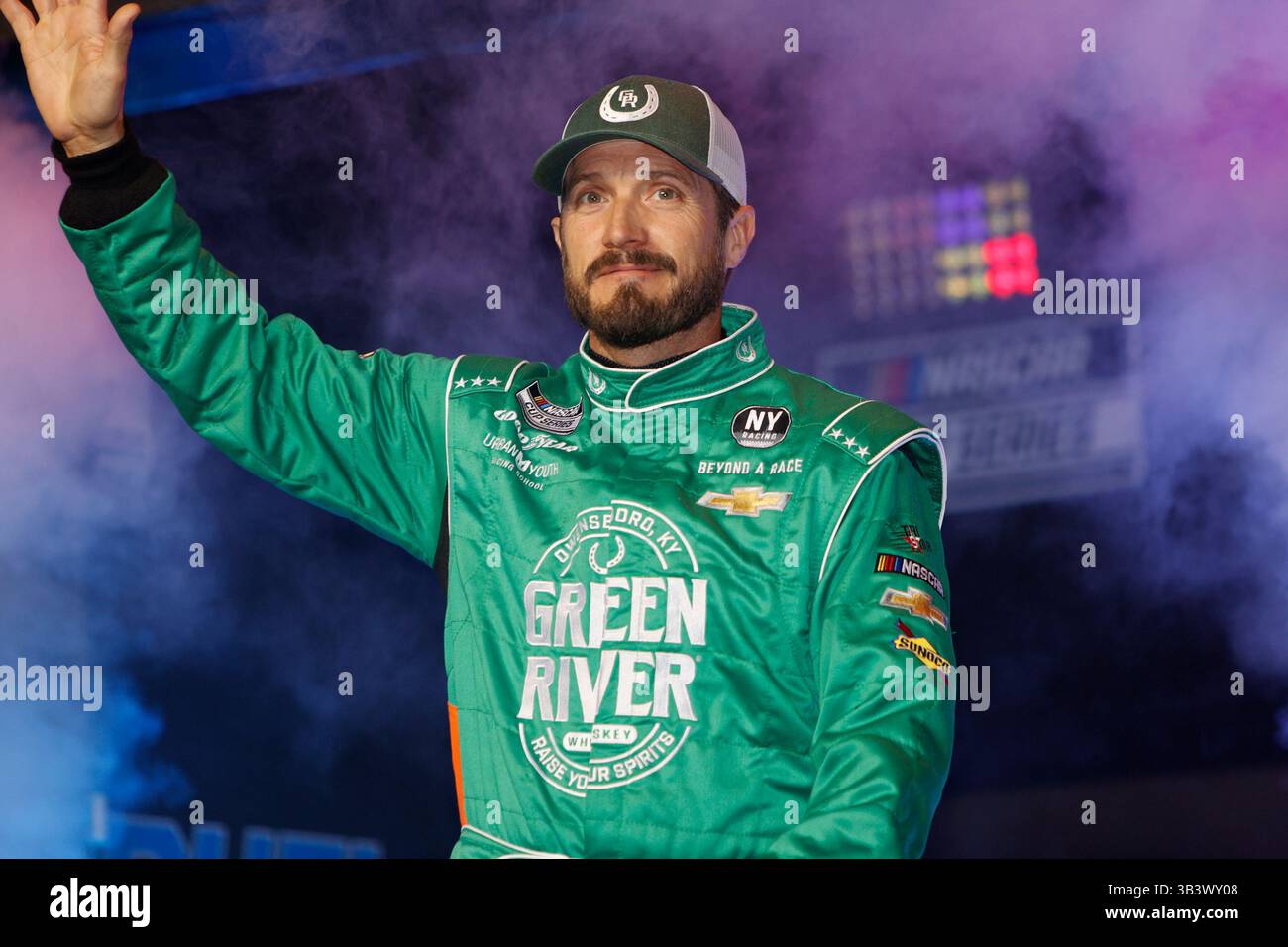DAYTONA BEACH, FL - FEBRUARY 13: JJ Yeley (#44 NY Racing Team Green ...