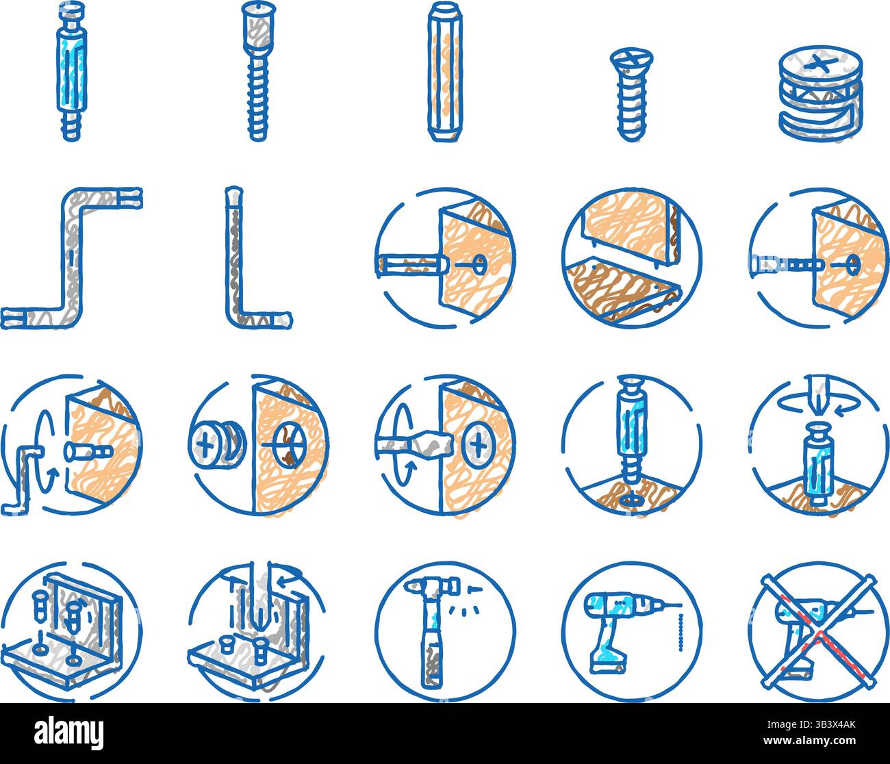 Assemble instruction Cut Out Stock Images & Pictures - Alamy