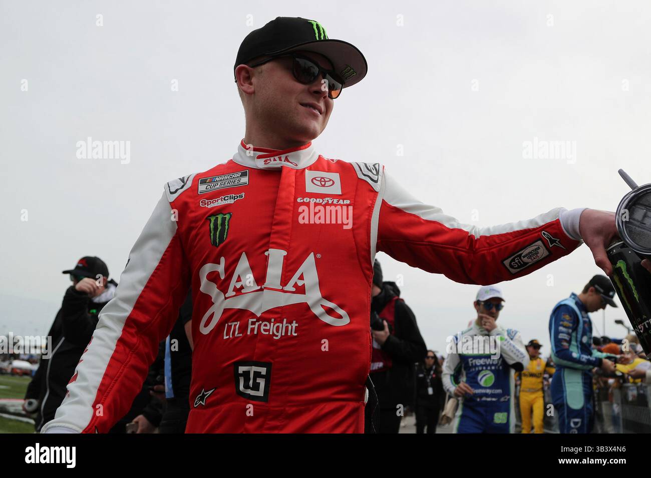 HAMPTON, GA - FEBRUARY 23: Ty Gibbs (#54 Joe Gibbs Racing SAIA LTL ...