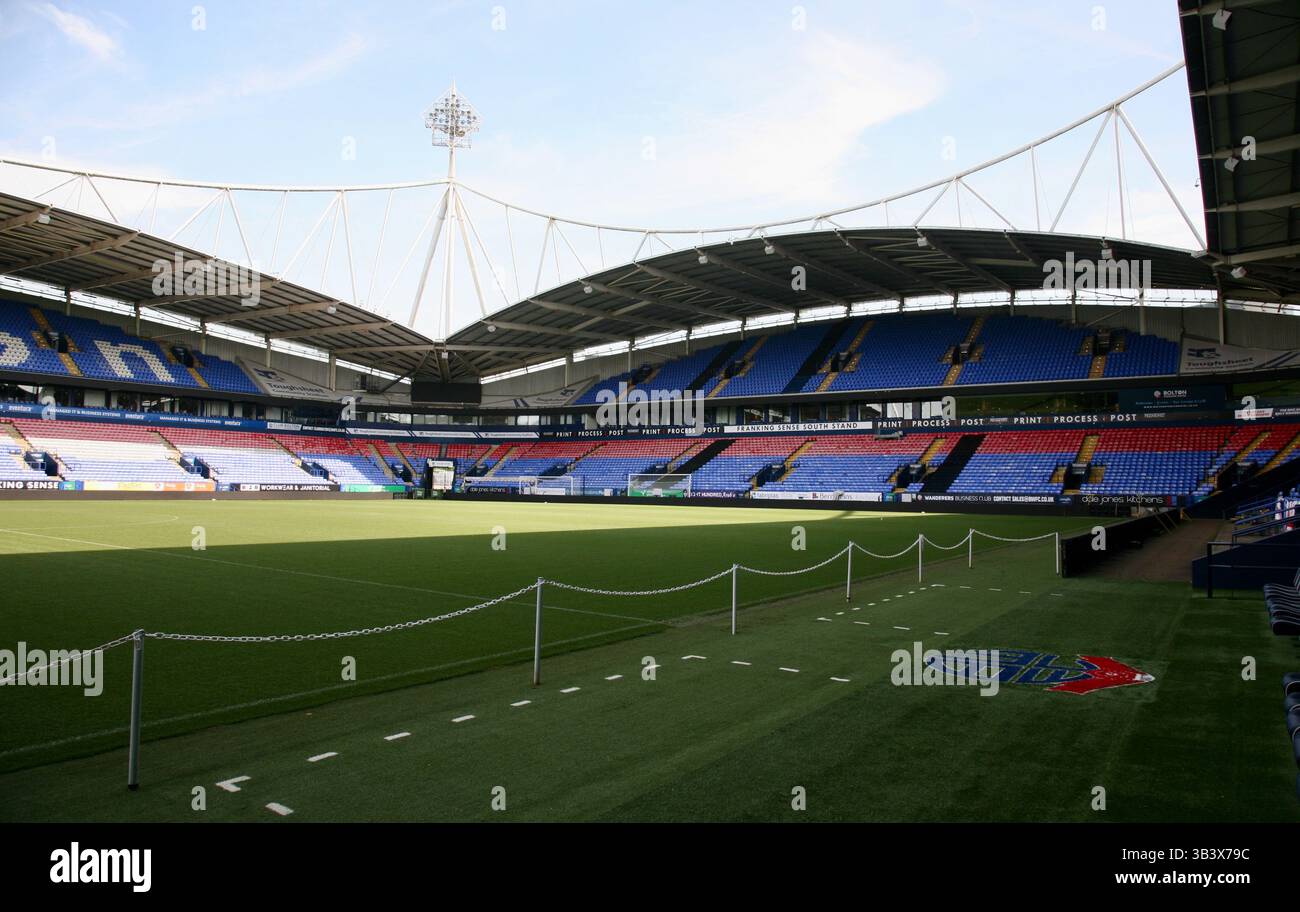 Inside the Toughsheet Community Stadium, home to Bolton Wanderers ...