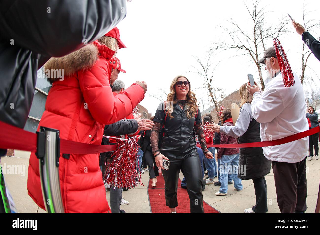 Minneapolis. 23rd Mar, 2025. Ohio State players enter the venue before ...