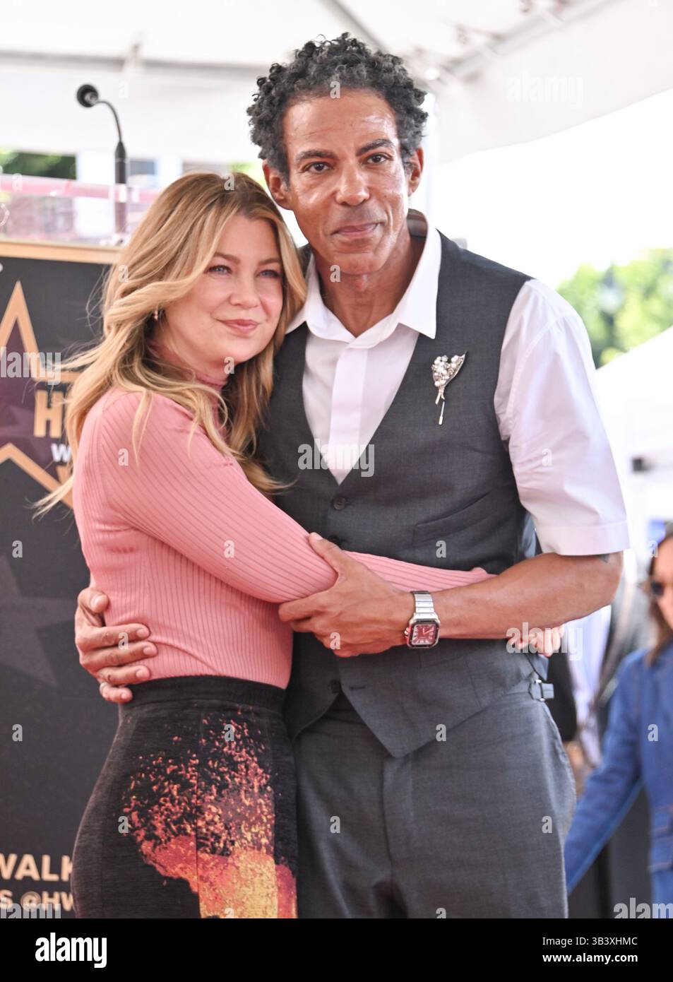 Hollywood, USA. 29th Apr, 2025. Ellen Pompeo and Chris Ivery at Ellen ...