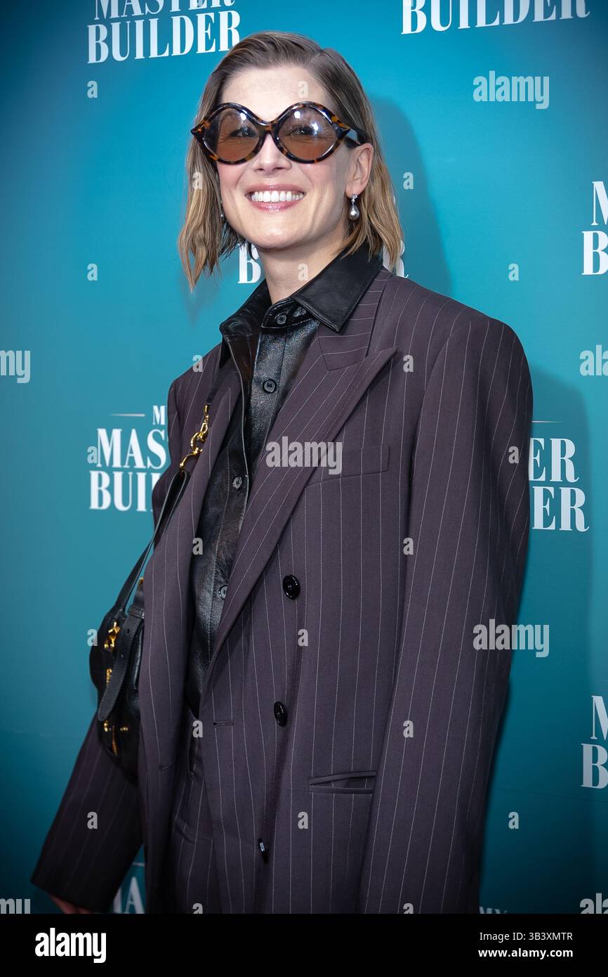 London, UK. 29th April 2025. Pictured: Rosamund Pike attends the world ...