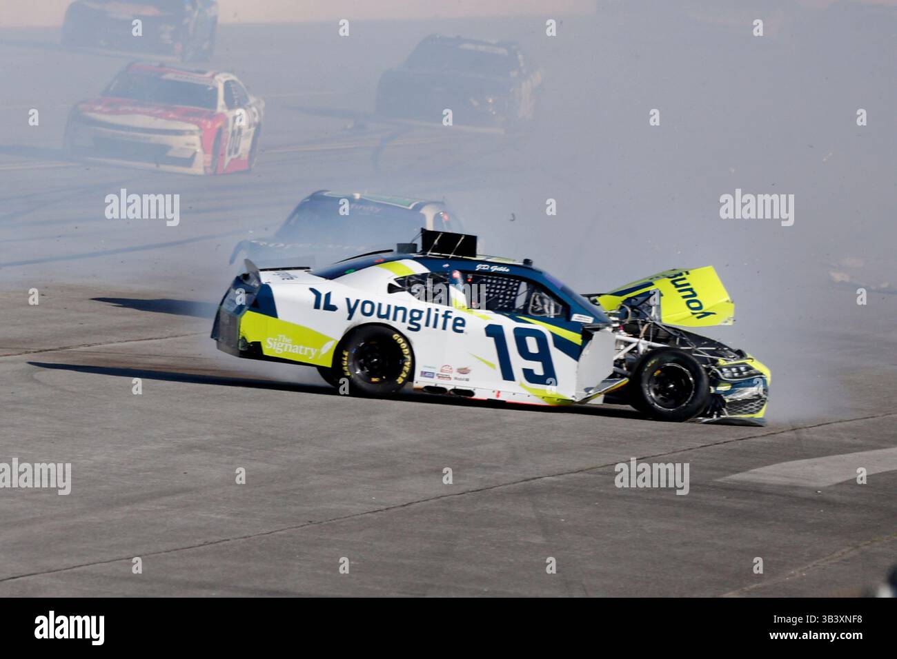 TALLADEGA, AL - APRIL 26: Aric Almirola (#19 Joe Gibbs Racing Young ...