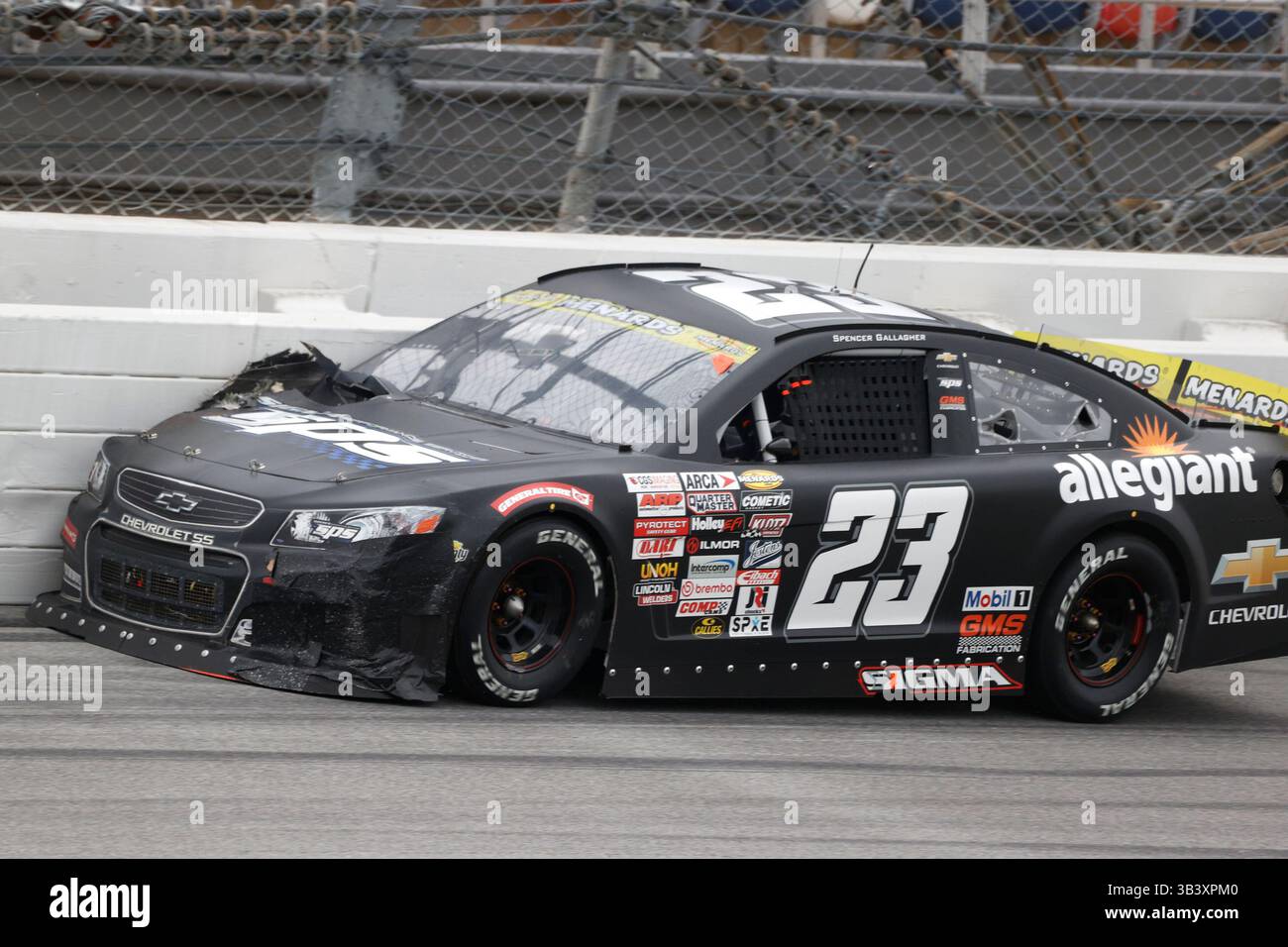 TALLADEGA, AL - APRIL 26: Spencer Gallagher (#23 Allegiant/Sigma ...