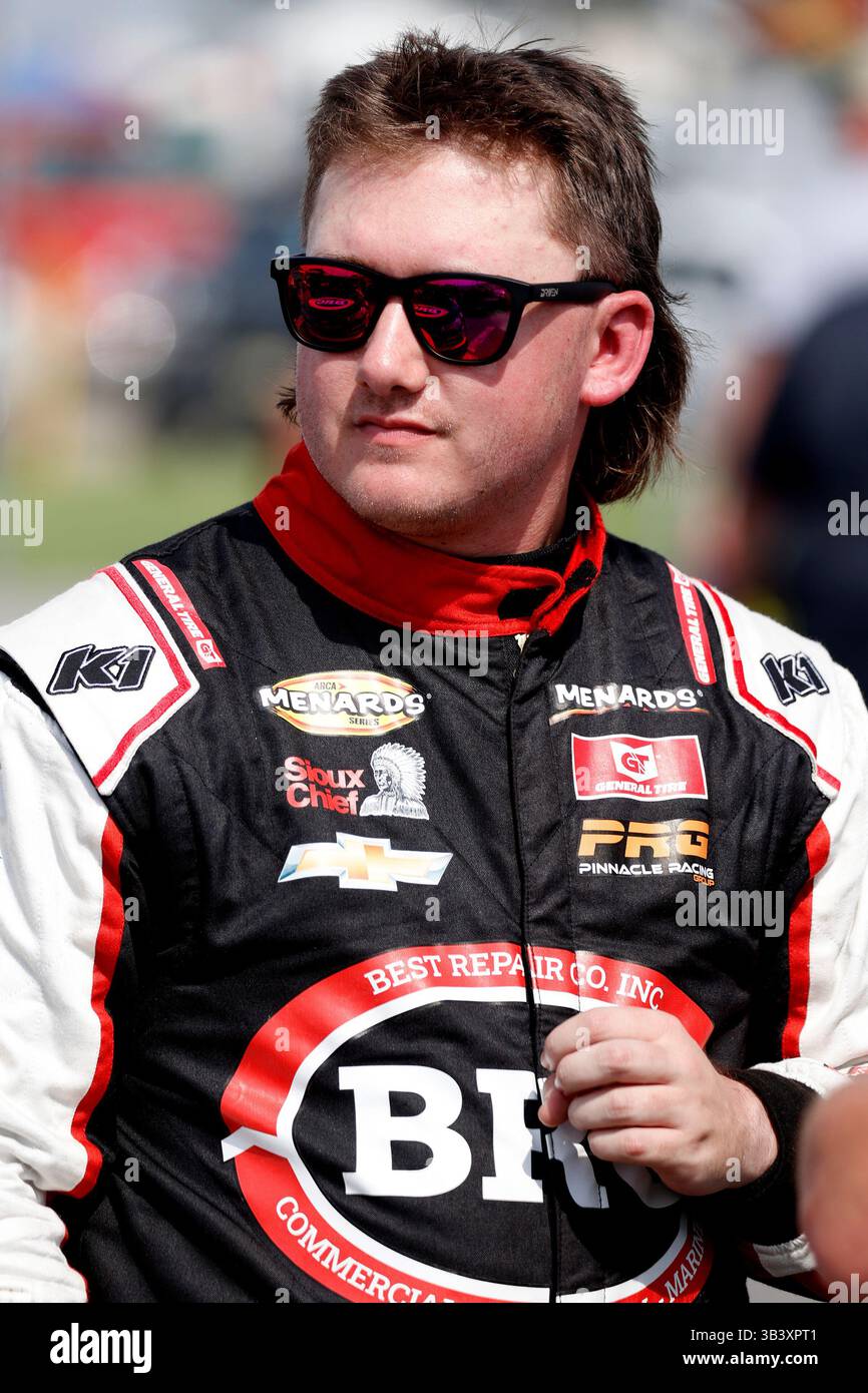 TALLADEGA, AL - APRIL 25: Brenden Queen (#28 Best Repair Chevrolet ...