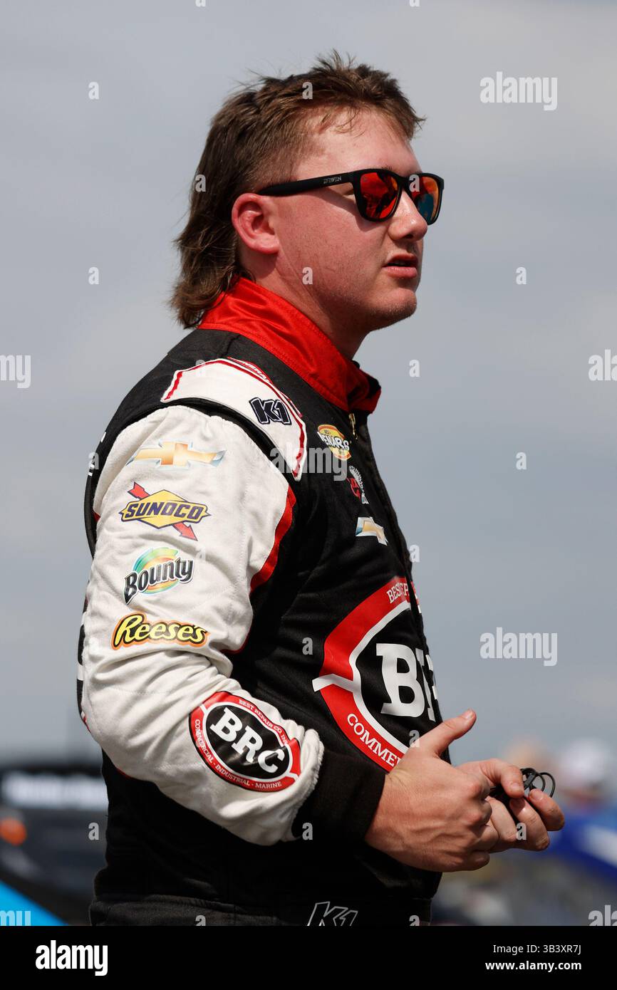 TALLADEGA, AL - APRIL 25: Brenden Queen (#28 Best Repair Chevrolet ...