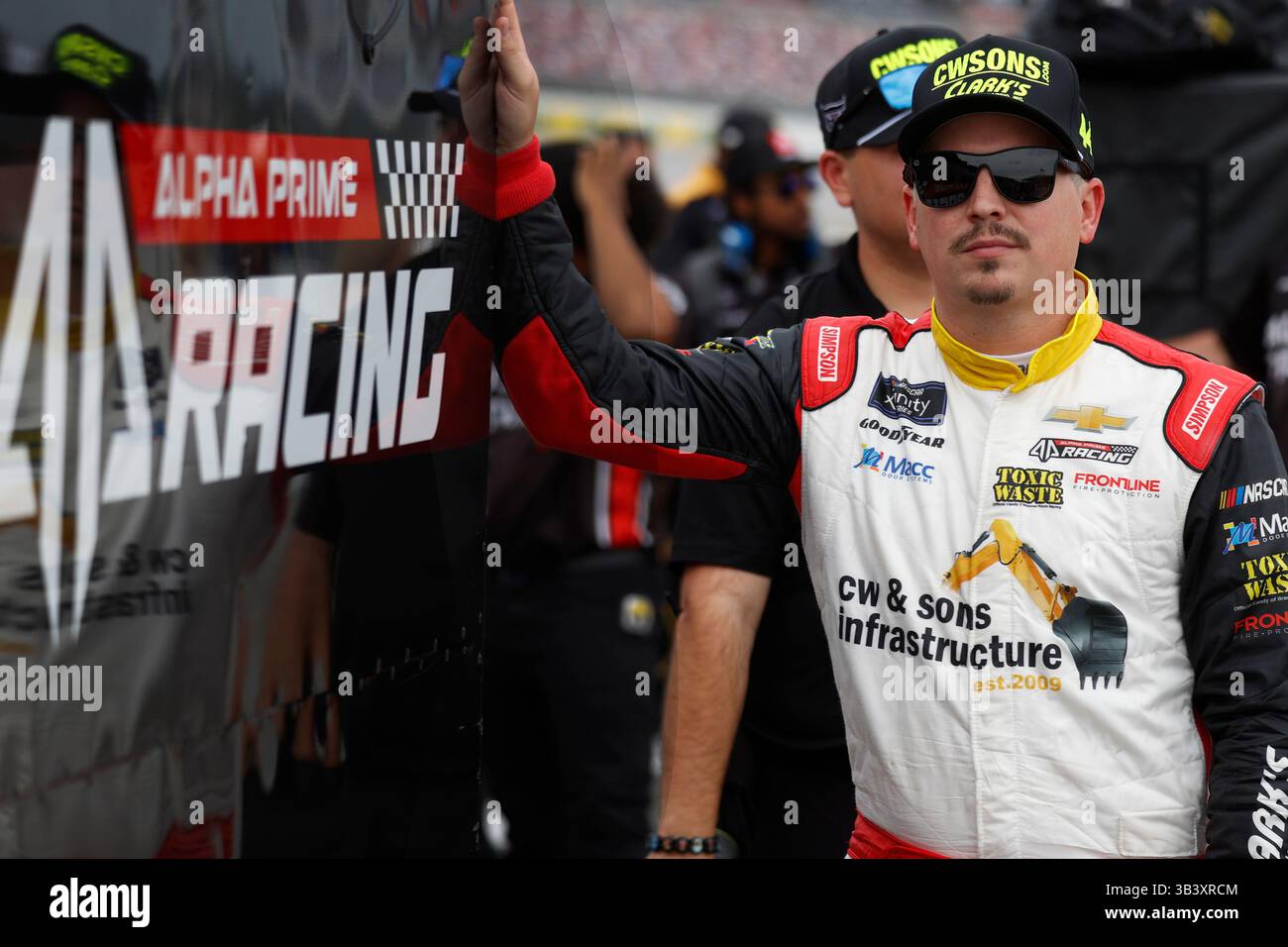 TALLADEGA, AL - APRIL 25: Brennan Poole (#44 Alpha Prime Racing Clark's ...