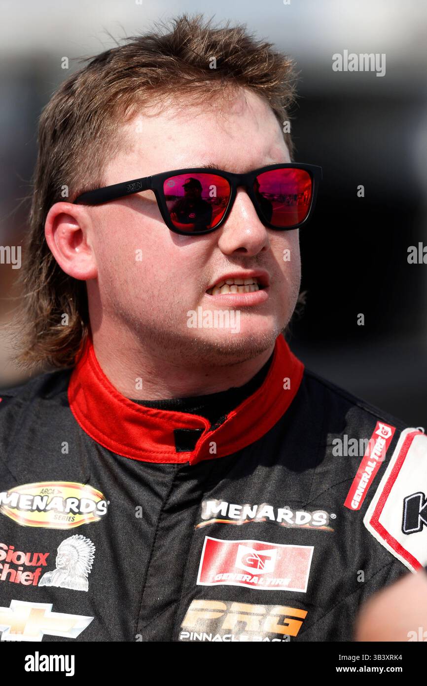 TALLADEGA, AL - APRIL 25: Brenden Queen (#28 Best Repair Chevrolet ...