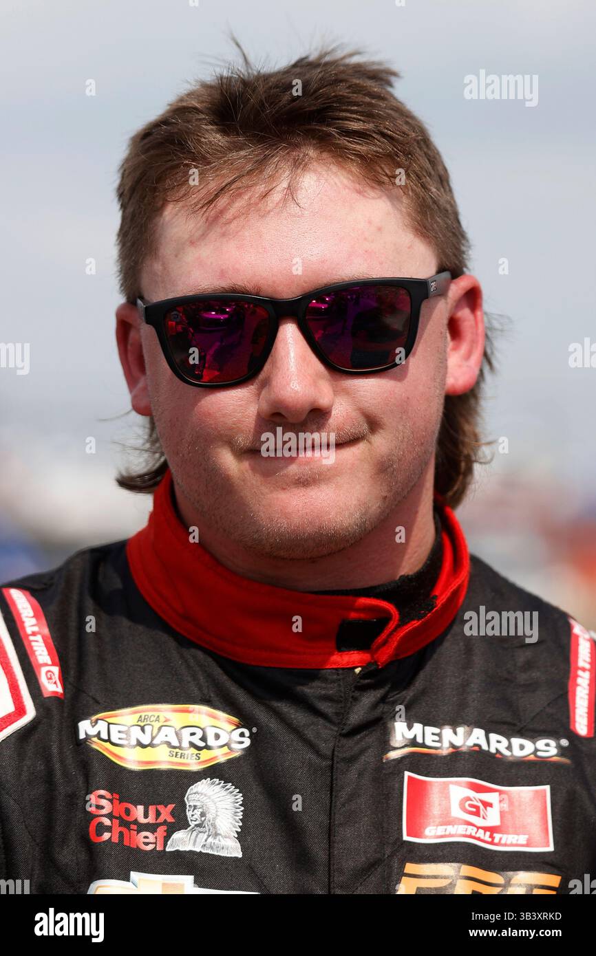 TALLADEGA, AL - APRIL 25: Brenden Queen (#28 Best Repair Chevrolet ...