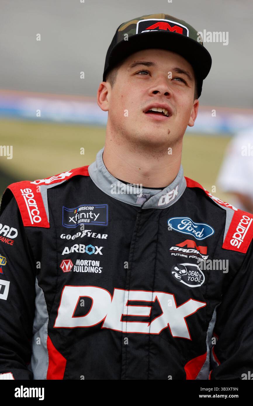 TALLADEGA, AL - APRIL 25: Harrison Burton (#25 AM Racing DEX Imaging ...