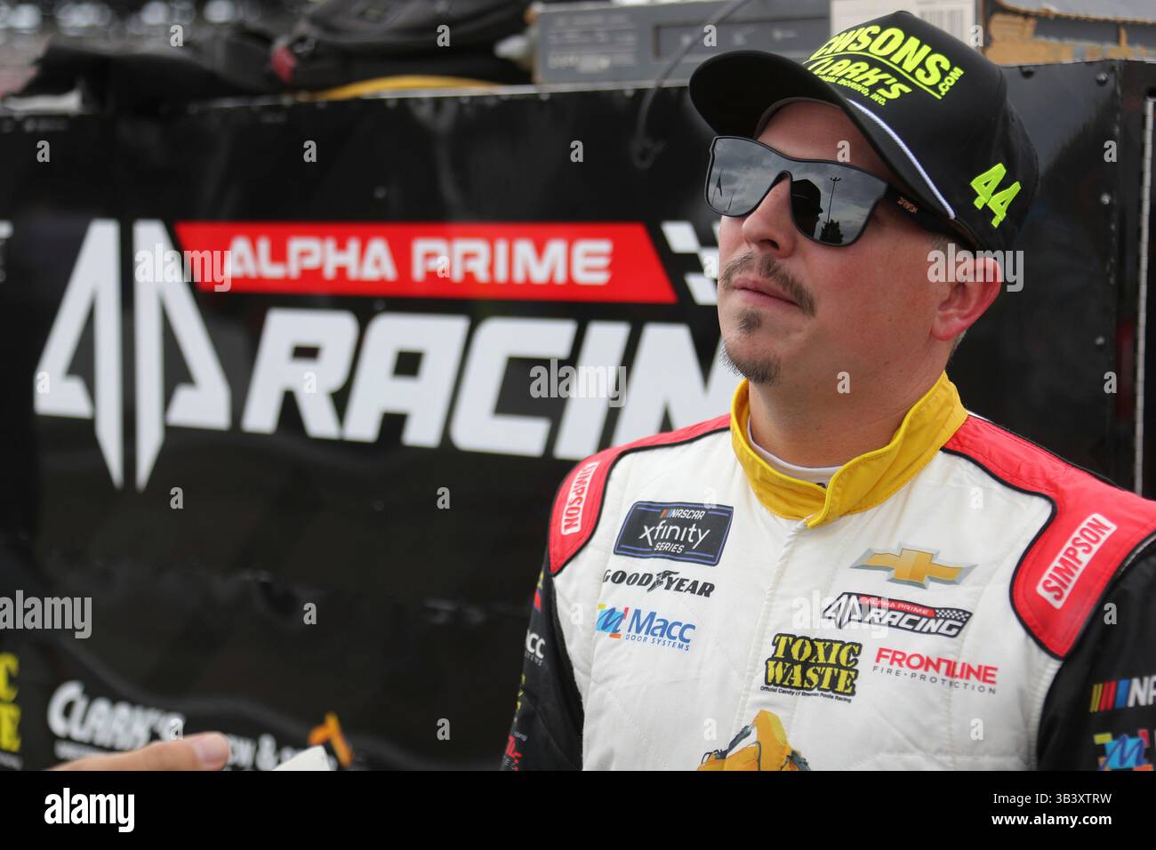 TALLADEGA, AL - APRIL 25: Brennan Poole (#44 Alpha Prime Racing Clark's ...