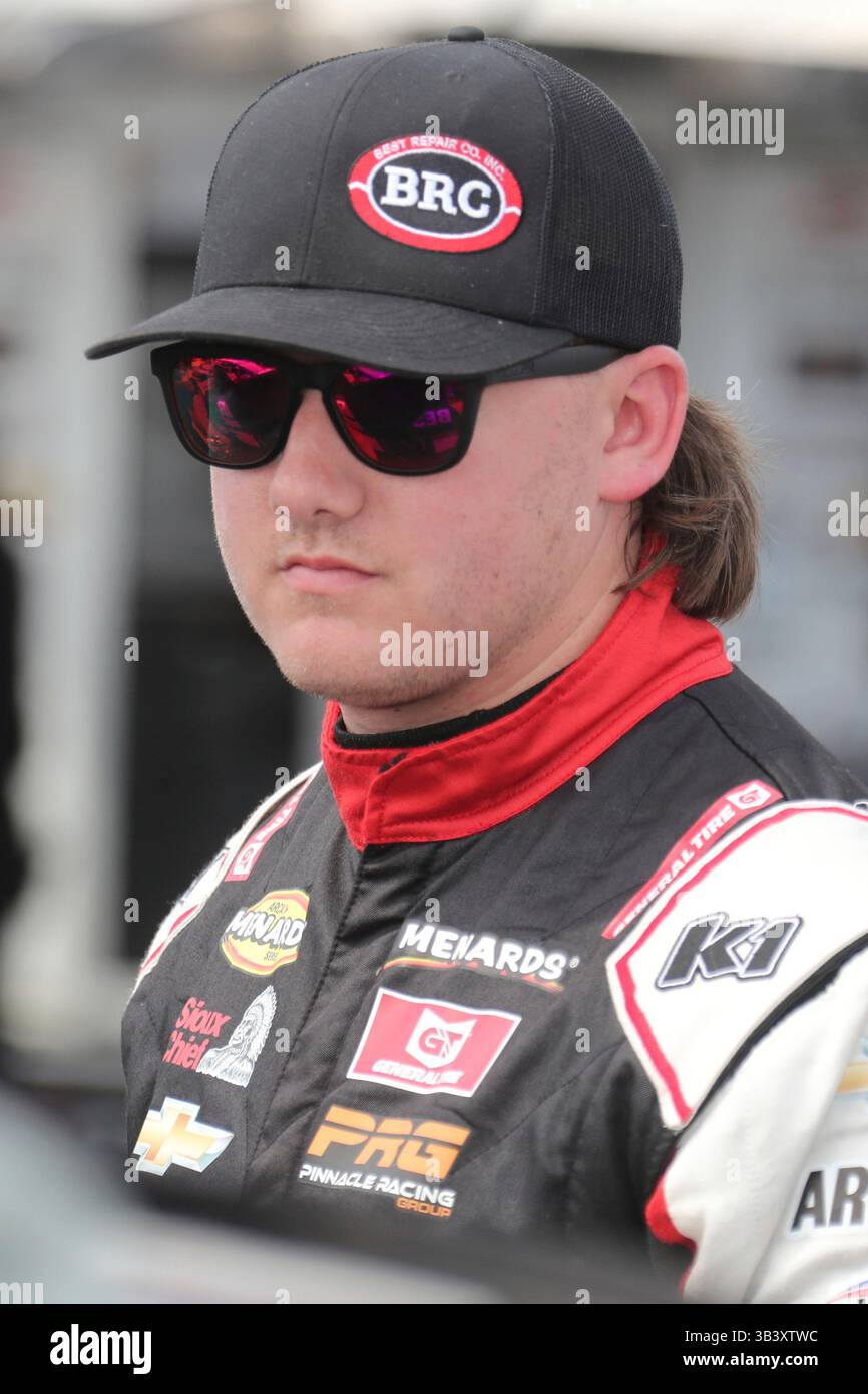 TALLADEGA, AL - APRIL 25: Brenden Queen (#28 Best Repair Chevrolet ...