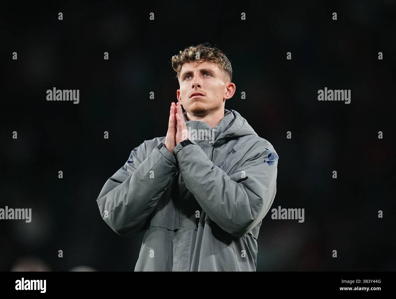 March 23 2025: Jesper Lindstrom of Denmark gestures during a UEFA ...
