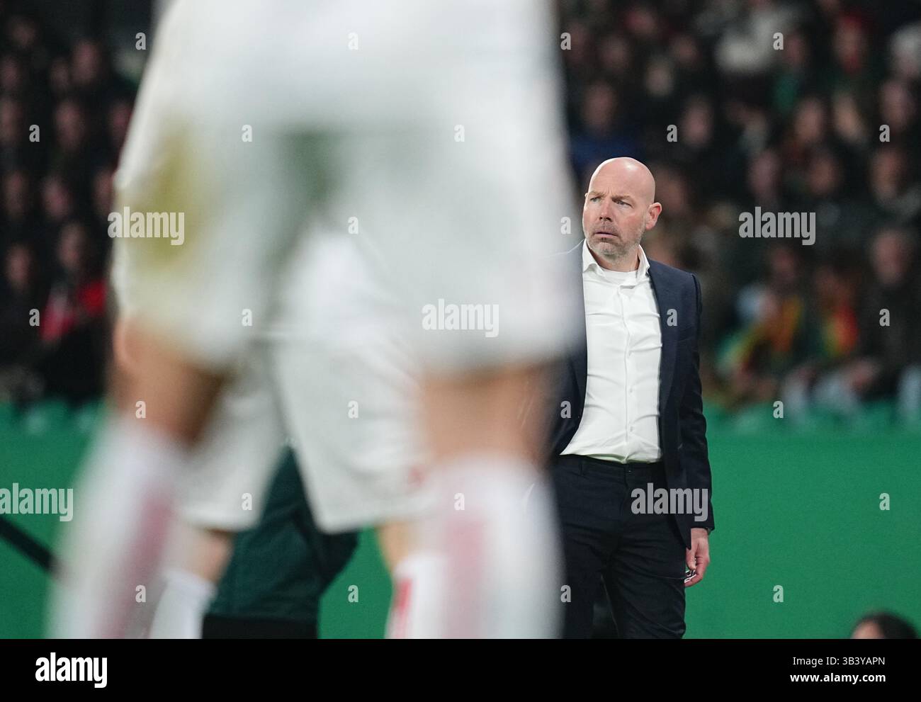 March 23 2025: Brian Riemer of Denmark looks on during a UEFA Nations ...