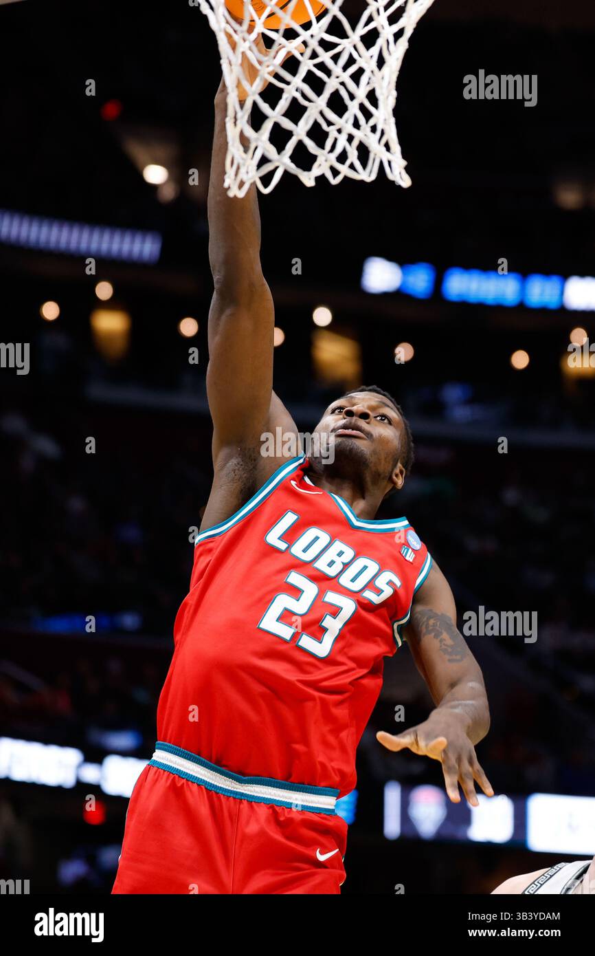 March 23, 2025: New Mexico Lobos center Nelly Junior Joseph (23) goes ...