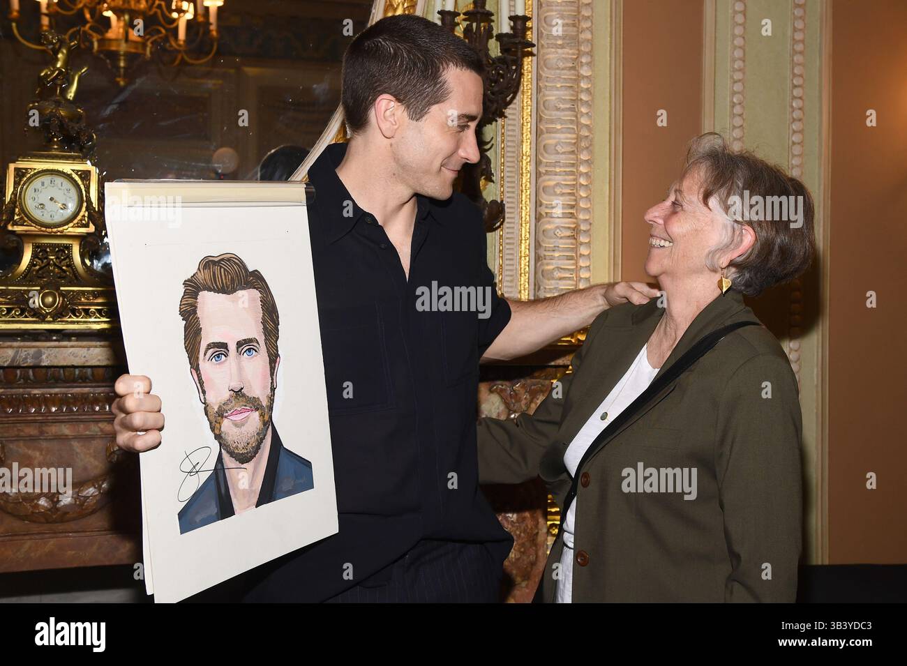 New York, USA. 29th Apr, 2025. Actor Jake Gyllenhal poses with his ...